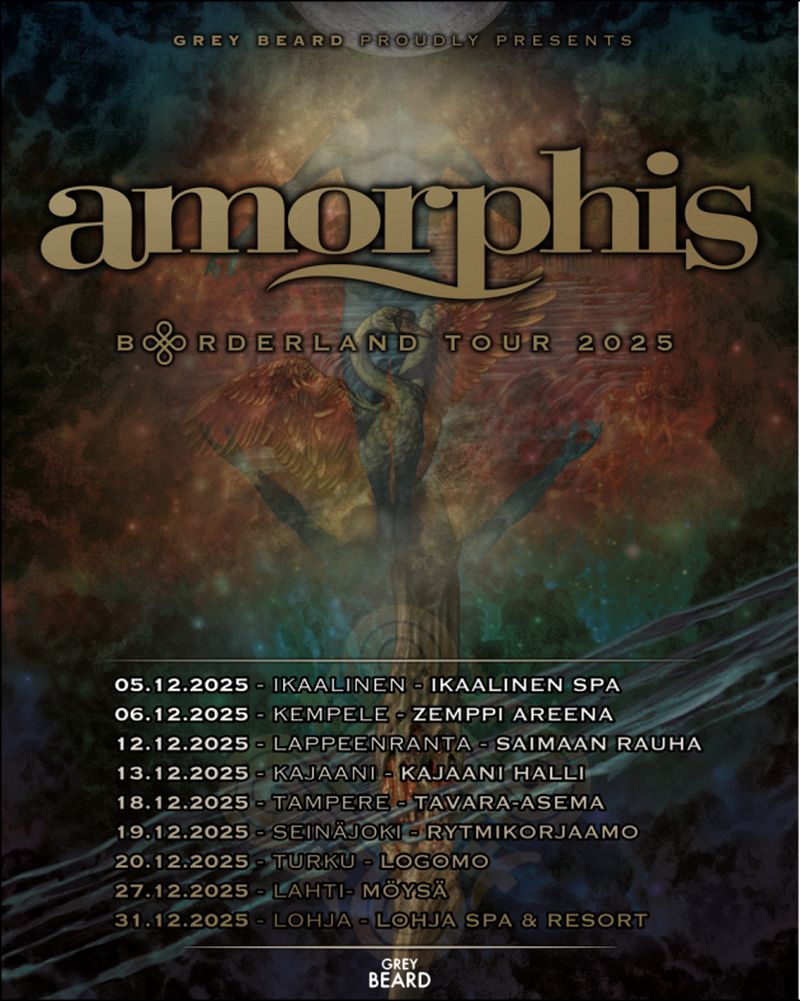 AMORPHIS - kündigen 15. Studioalbum „Borderland“ für den 26. September 2025 an